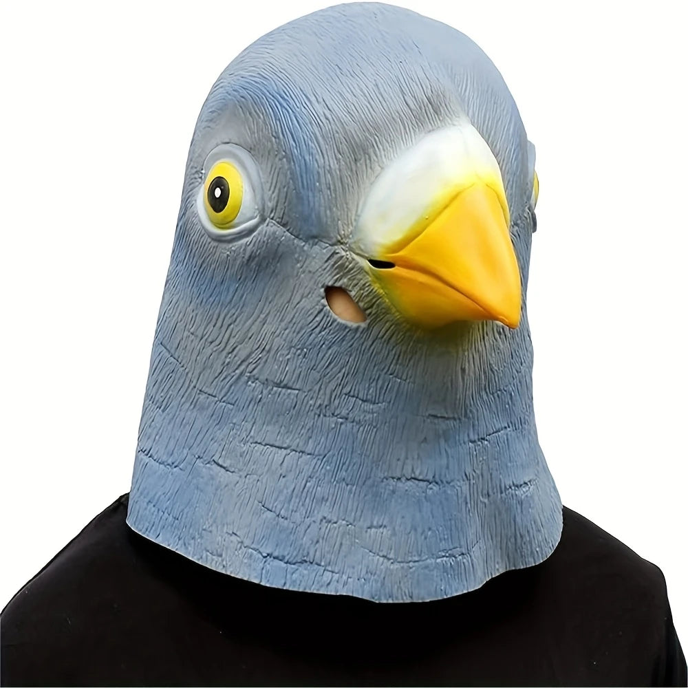 Full Head Latex Pigeon Mask – Once Upon A Guise