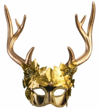 Mythical Creatures Golden Faun Mask – Once Upon A Guise
